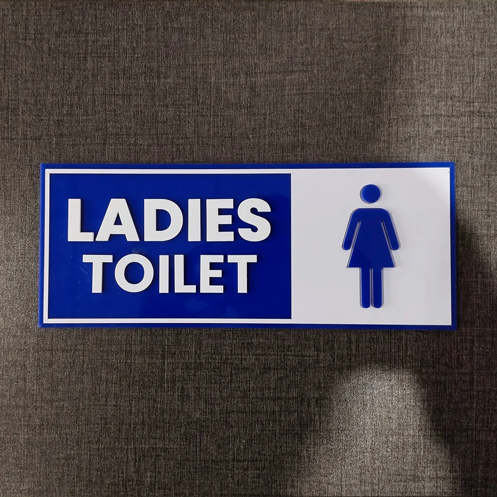 Customized ladies toilet sign | Daraz.pk