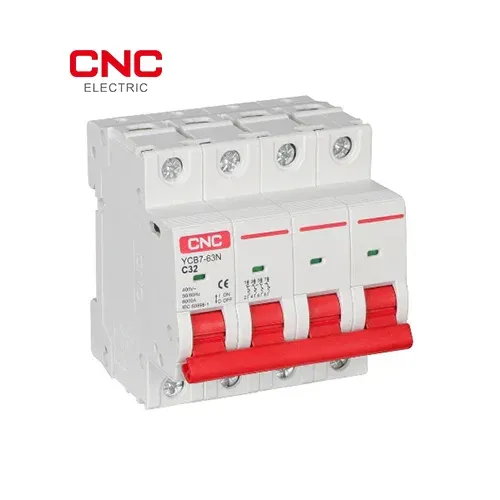 AC 4 Pole MCB Multi 32A Phase Circuit Breaker IEC Standard Overload and ...