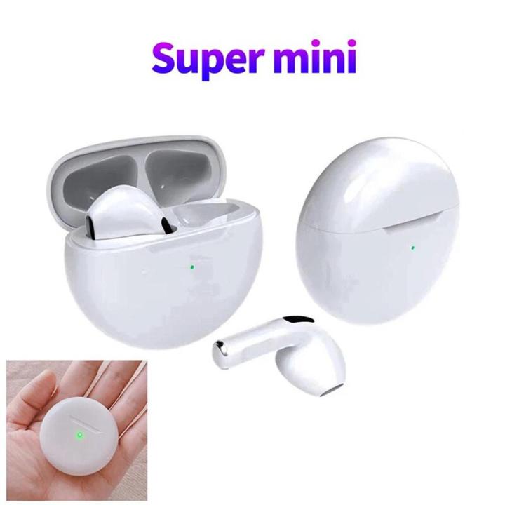 Pro6 Bluetooth TWS Earbuds True Wireless Stereo Headphones Waterproof ...