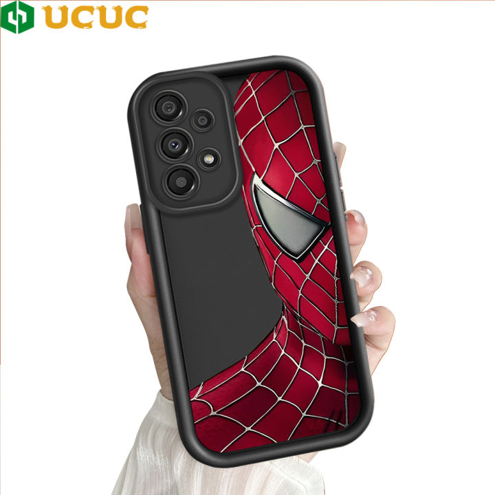 UCUC for Samsung A33 5G Back Cover Spider Superman Ladder Camera Soft ...