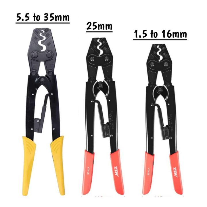 hand tools crimping pliers for thimbles , insulated lugs , copper lugs ...
