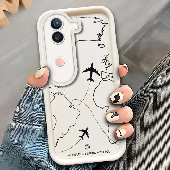 Vivo_ V40e - Offwhite - Airplane Route Design - ONation Step Up Series ...