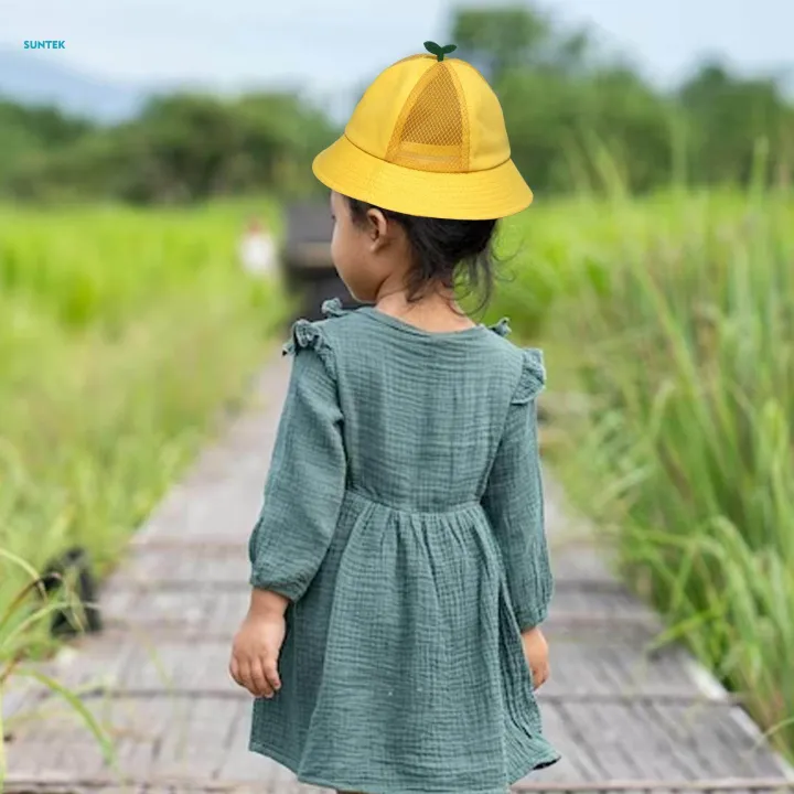 Fisherman's Hat Cartoon Boys Girls Comfortable Panama Cap Beach Cap ...