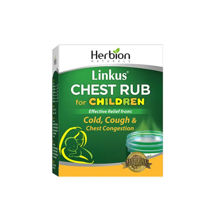 Linkus Chest Rub | For Children | 25g | Natural Combination of Clove ...