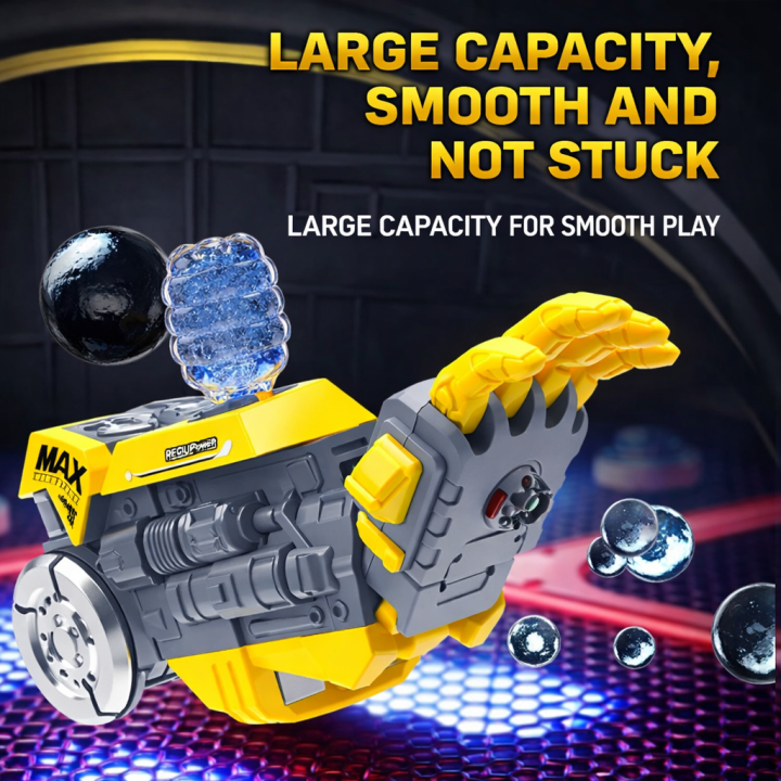 Electric Robotic Arm Water Beads Toy for Kids | Rechargeable High-Speed ...