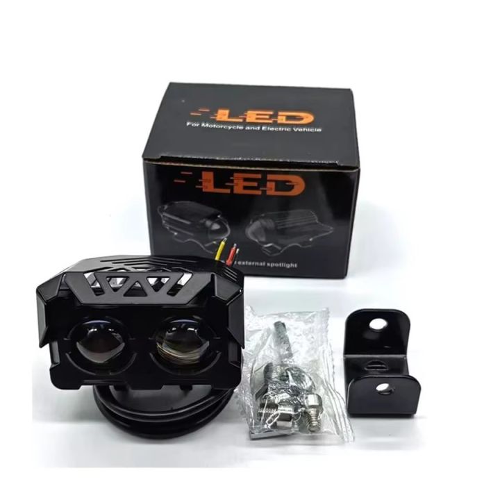 Dual 2-eye Lens Powerful LED Fog Light for Cars & Motorcycle ...