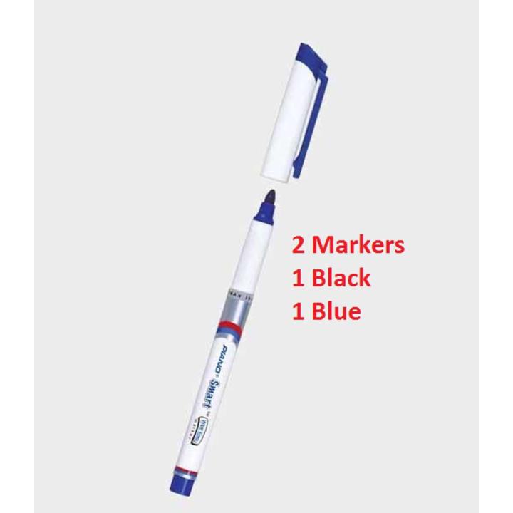 Smart Board Marker Wipe Easy Eraseable Black and Blue | Daraz.pk