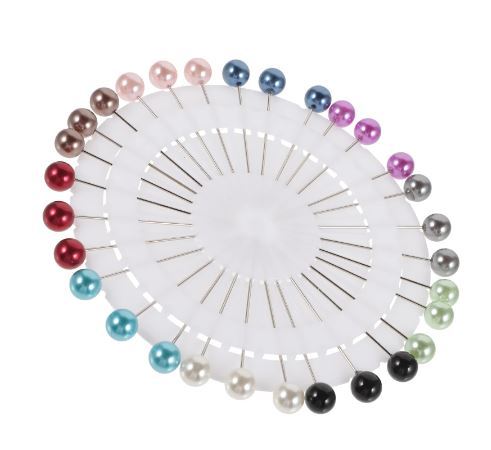 Safety Pins Heavy Duty Stainless Steel Safety Sewing Pearl Pins Wheel ...