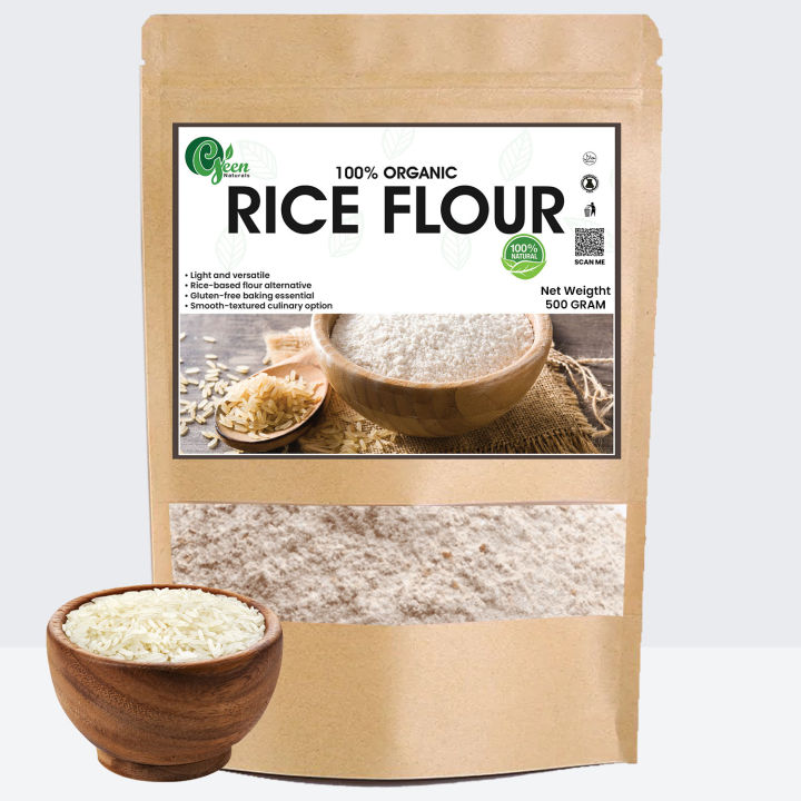 White Rice Powder / Flour / Floor | Chawal ka ata / atta / aata 500 ...