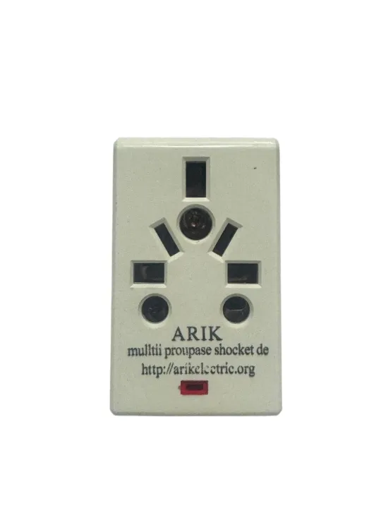 ARIK 5 in 1 Flat Pin Multi Power Plug/Socket 13A | Daraz.pk