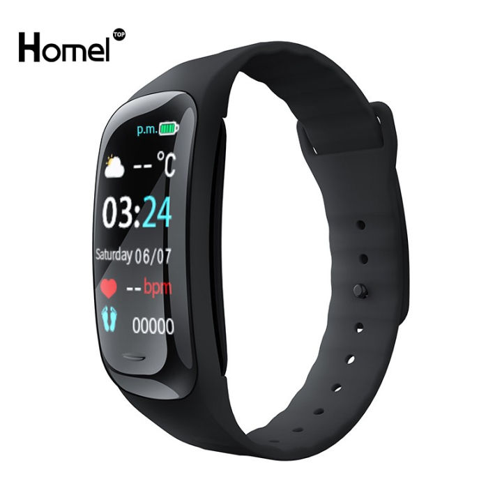 Homel Waterproof Sport Smartwatch, Pedometer Step Counter Wristband ...