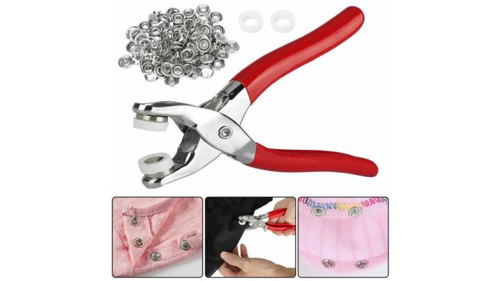 Button Fixer Tool With 50 Buttons | High Quality Metal Snap Button ...