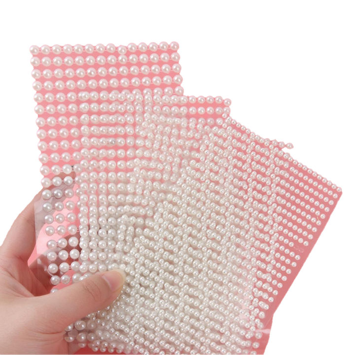 Pearl Stickers Acrylic Stickers/Self-adhesive Pearl Jewellery Stickers ...