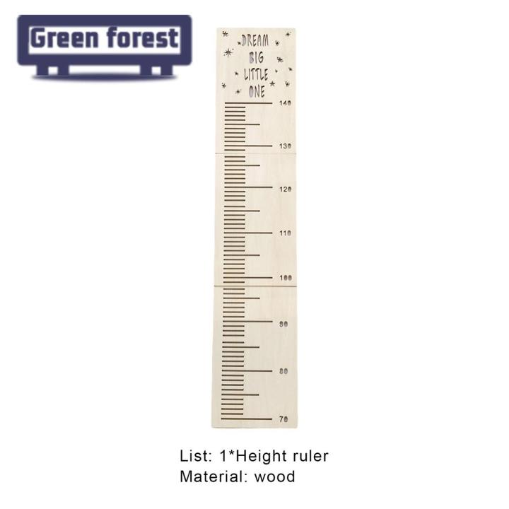 Green forest Measurement Ruler Removable Simple Assemble Growth Height ...