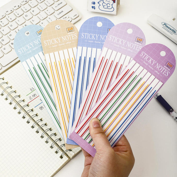 Sticky Notes Non-bleeding Self-adhesive Removable Transparent Memos Pre ...