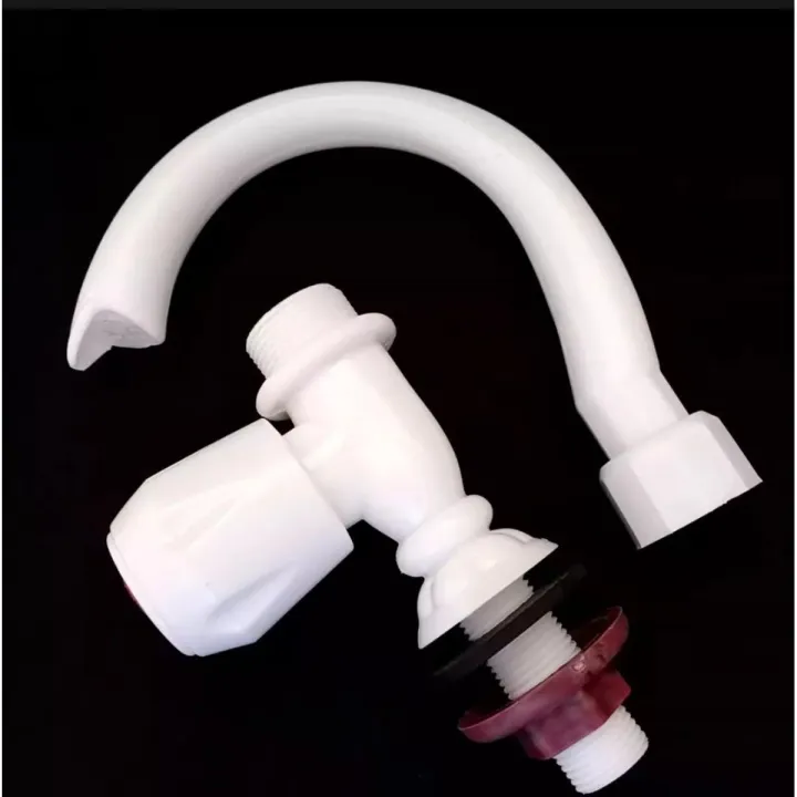 Plastic Basin Water Tap Penguin Wash, Basin Side Pillar Cok Water Tap ...