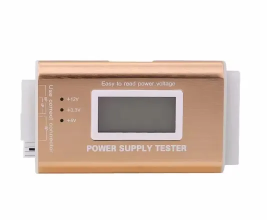 Digital LCD Power Supply Tester for PC 20/24 Pin 4 PSU ATX BTX ITX SATA ...