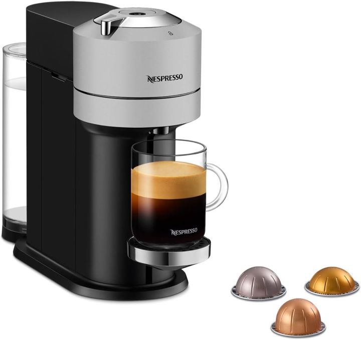 Nespresso Vertuo Next GCV1 Capsule Coffee Machine, Brews 7 Cup Sizes ...