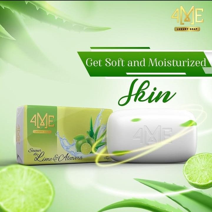 4ME Saveur De Lime & Aleovera Soap Pack Of 6 | Daraz.pk