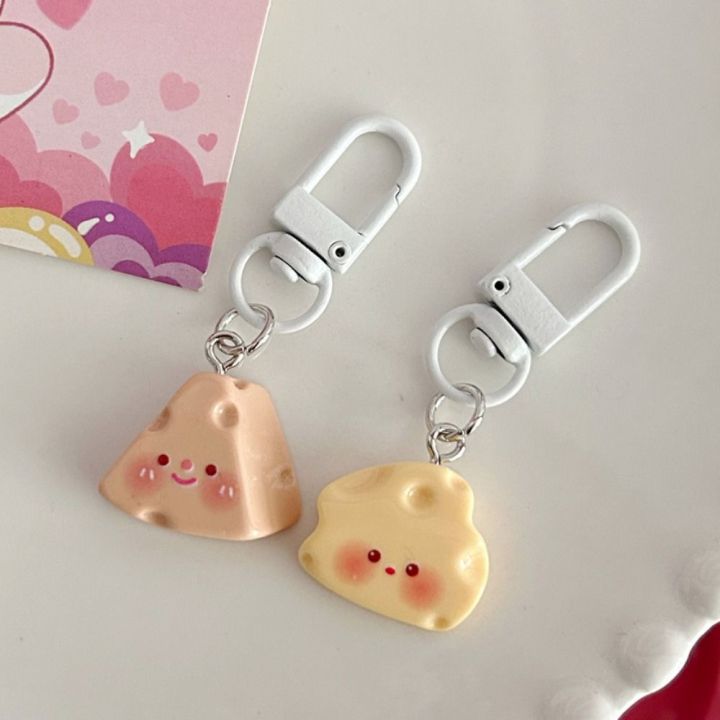 Funny Japanese Style Anime Cheese Keychain Resin Mini Powder Blusher ...