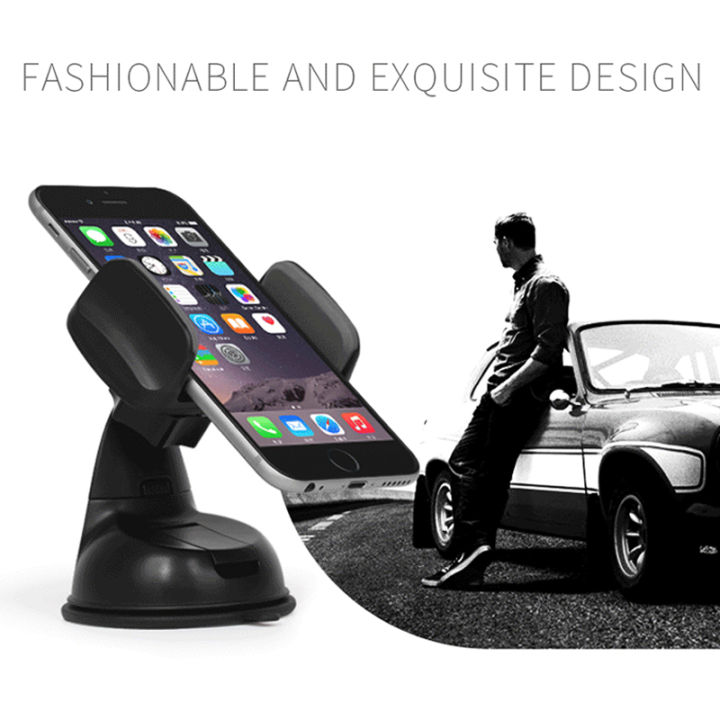 Car Phone Holder Mount Dashboard Windshield Universal 360 Degree GPS ...