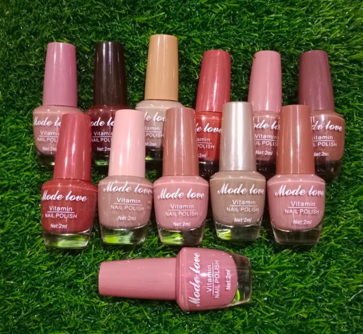 Set of 12 Nail Paints | Daraz.pk