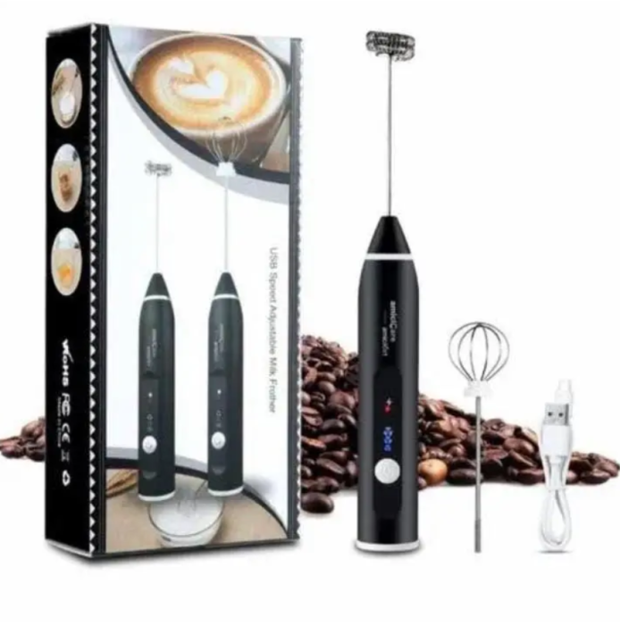 Coffee Beater,2 in 1 Electric Coffee mixer and eggbeater, handheld ...
