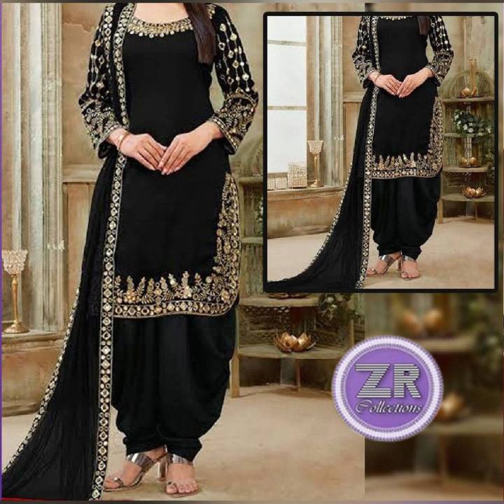 HY Boutique Maxi Frock Fully Embroidered Fabric Boski Linen Stylish 2 ...