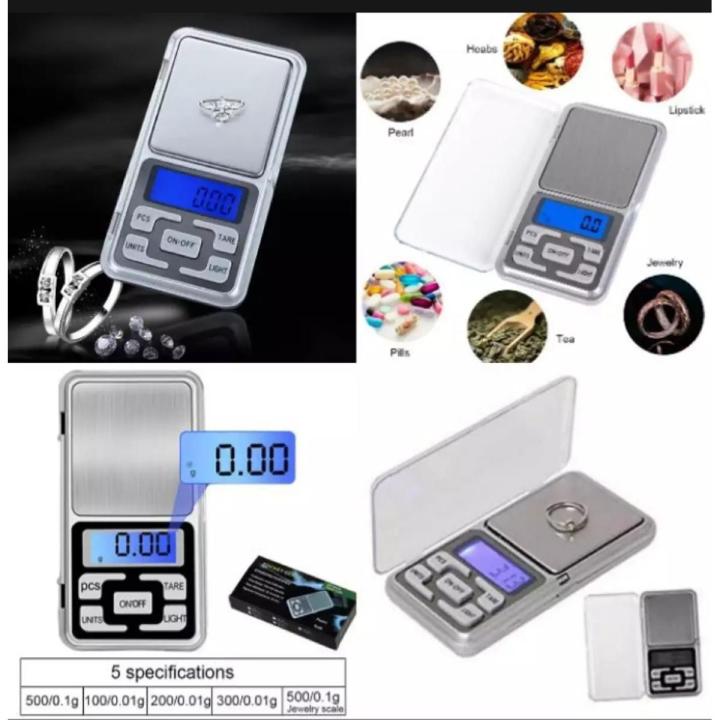 Mini Digital Scale 100/300/500g 0.01/0.1g High Accuracy Back light Electric Pocket Scale For ...