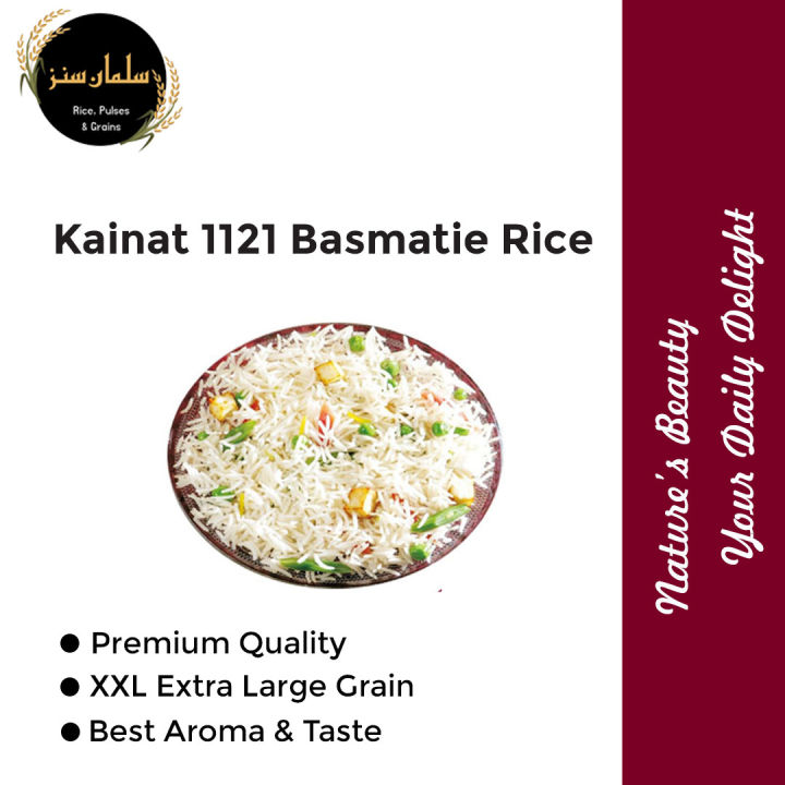 Premium Kainat 1121 Basmatie Rice (XXL) - 5Kg | Daraz.pk