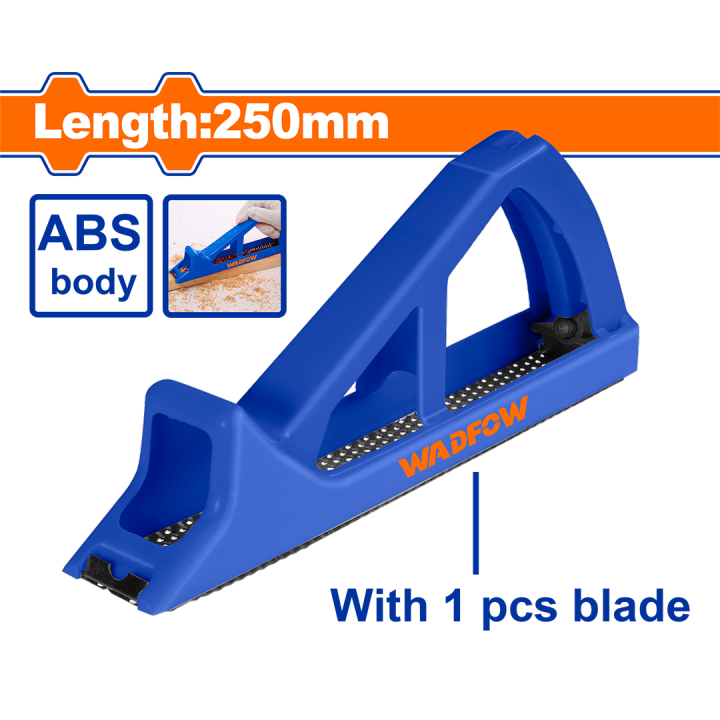 Block Plane 250mm – ABS Body with Replaceable High Carbon Steel Blade ...