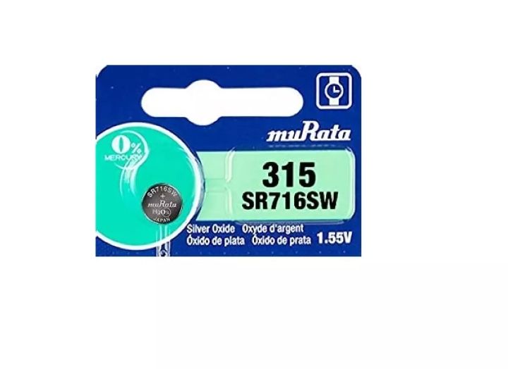 muRata 315 Wrist Watch Battery SR716SW Coin Cell || Aoptics | Daraz.pk