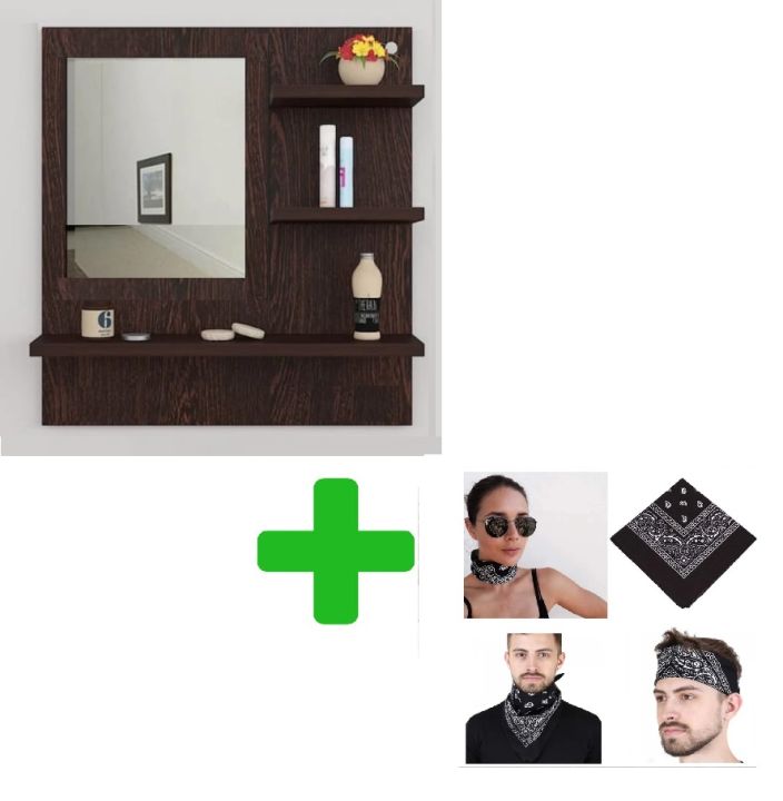Fabulous DIY Wall Mounted Dressing Table / Wall Mirror With Shelf With ...