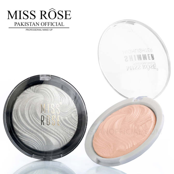Miss Rose Beauty Professional Baked Highlighter Face Makeup Bronze 6G ...