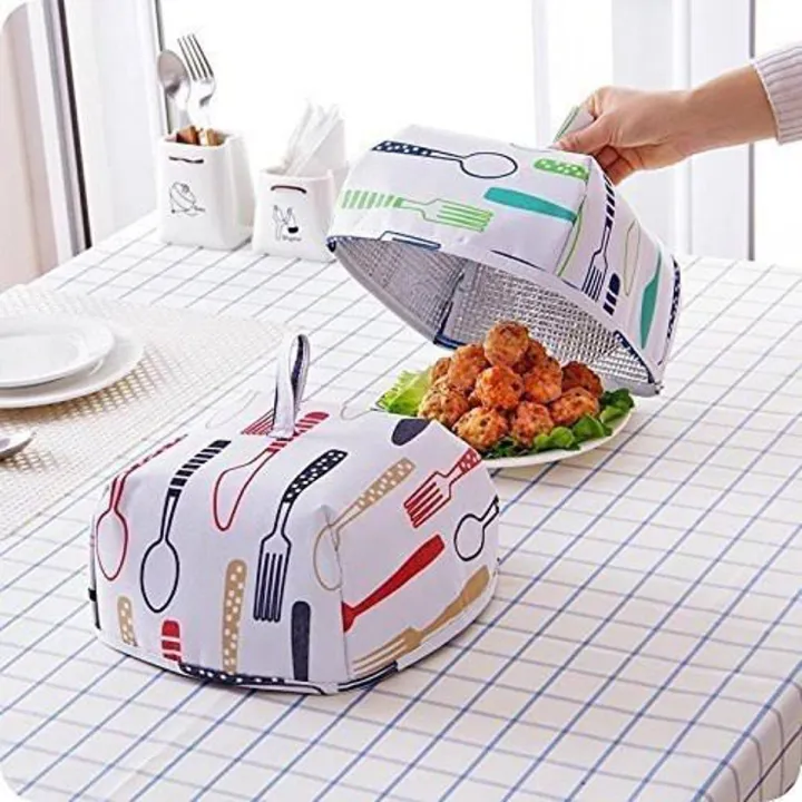 Foldable insulated food cover with aluminum foil Food insulation cover ...