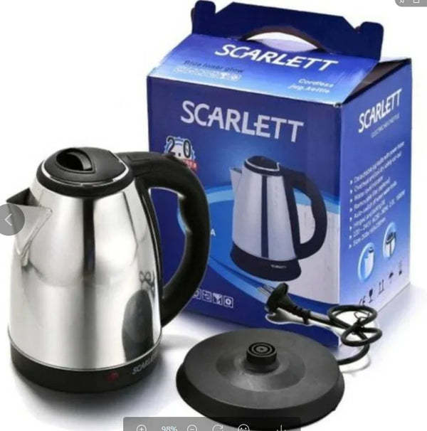 New Stainless Steel 2 Litres Electric Kettle 220V with 360° Rotating ...