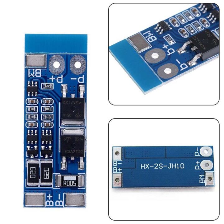 Battery Protection Board 2s 8a Bms For 18650 Lithium Ion Cells Hx-2s-jh10 | Daraz.pk