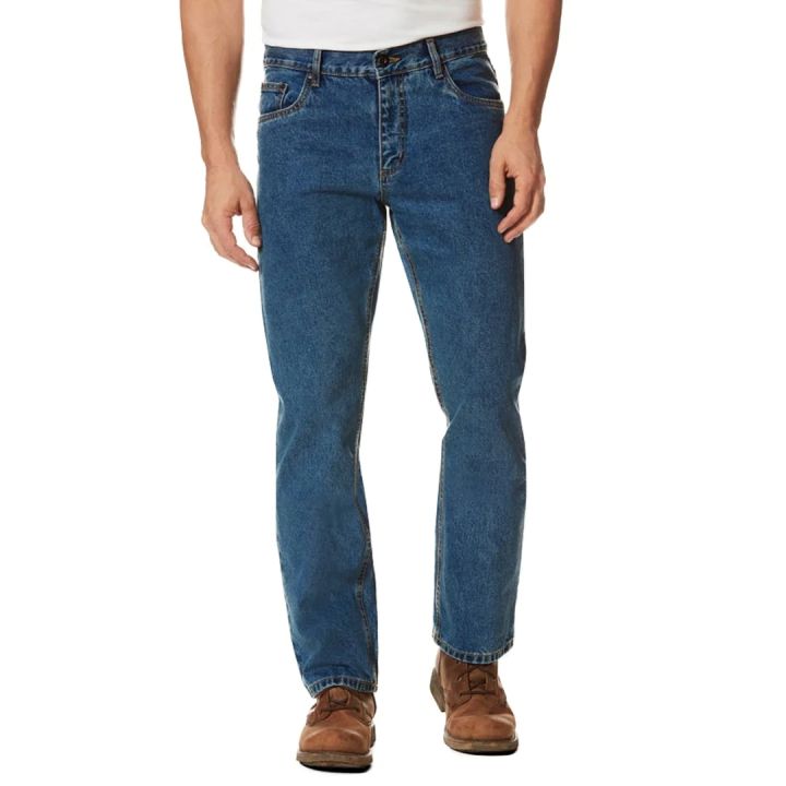 Men's stone blue jeans /regular /straight/ stretchable /export quality ...