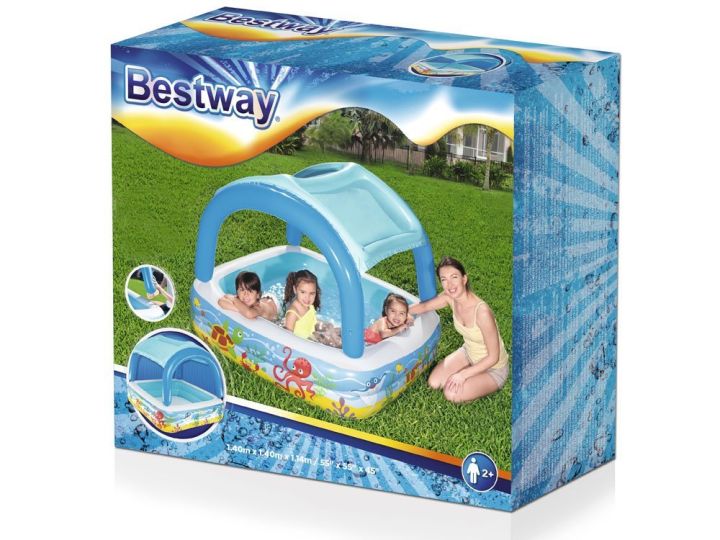 Bestway 52192 Canopy Inflatable Kids Paddling Pool | Daraz.pk
