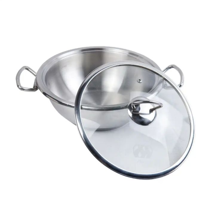 Alpha Stainless Steel Cooking Wok for Electric Stove - Induction ...