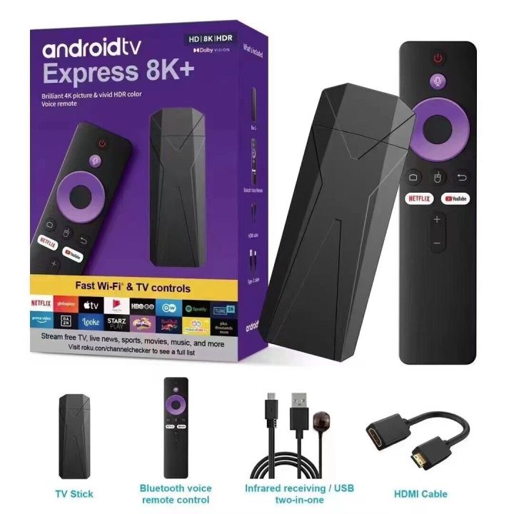 Android tv Stick 8K+ System Best 8K Smart R9 Android Tv Stick BT Voice ...