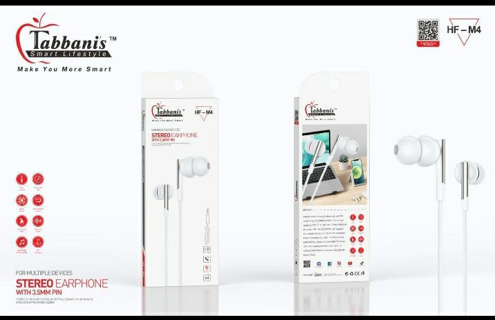 2 in 1 High Quality Handfree - Stereo Earphones - Bass Sound L Shape ...