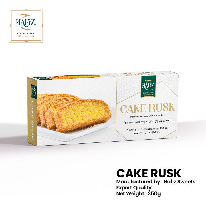 Cake Rusk 350g | Hafiz Sweets | Best Break Fast Snack Made with Finest ...