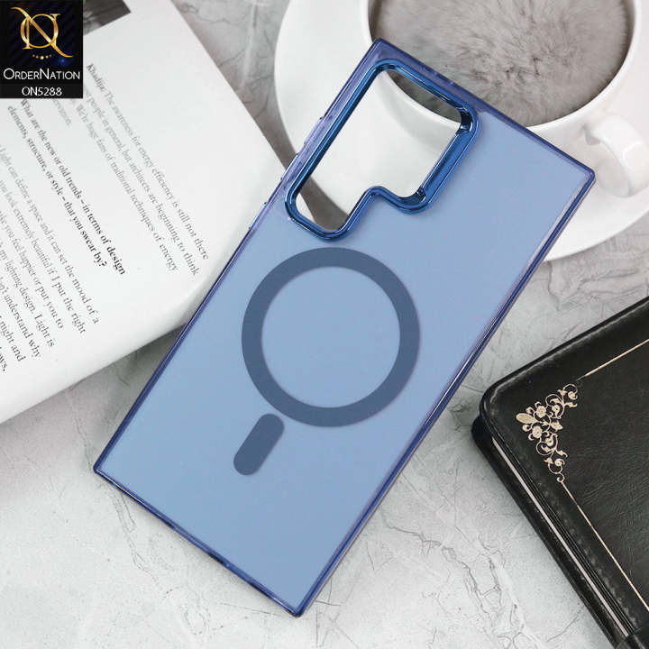 Samsung_ Galaxy S24 Ultra Cover - Blue - Luxury Alloy Back Plate ...
