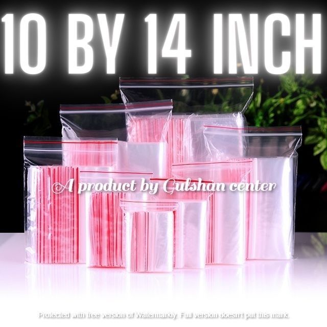 Zip Lock Bags Pack Of 50 Pcs Resealable Vacuum Air Tight Clear Zip Lock Ldpe Plastic Bags