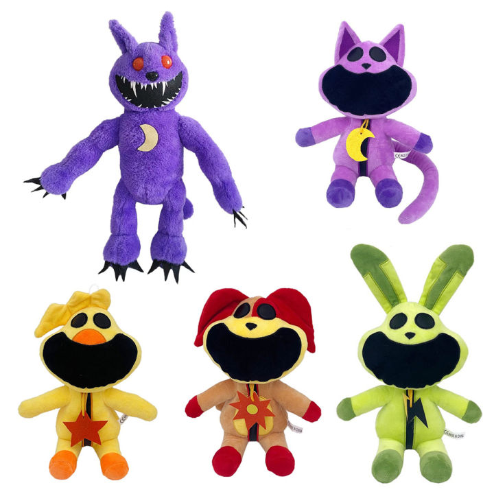 Boxihede 25-35cm Smiling Critters Plush Toy Smiling Critters Cat Nap ...