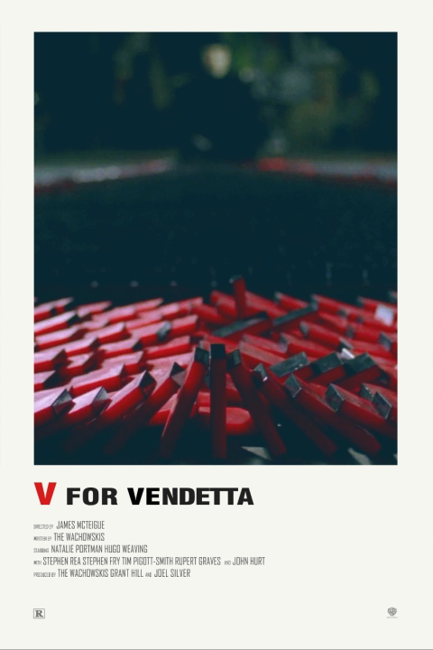 V for Vendetta Movie Posters Movies 2.0 Vinyl Paper Quotes Vintage ...