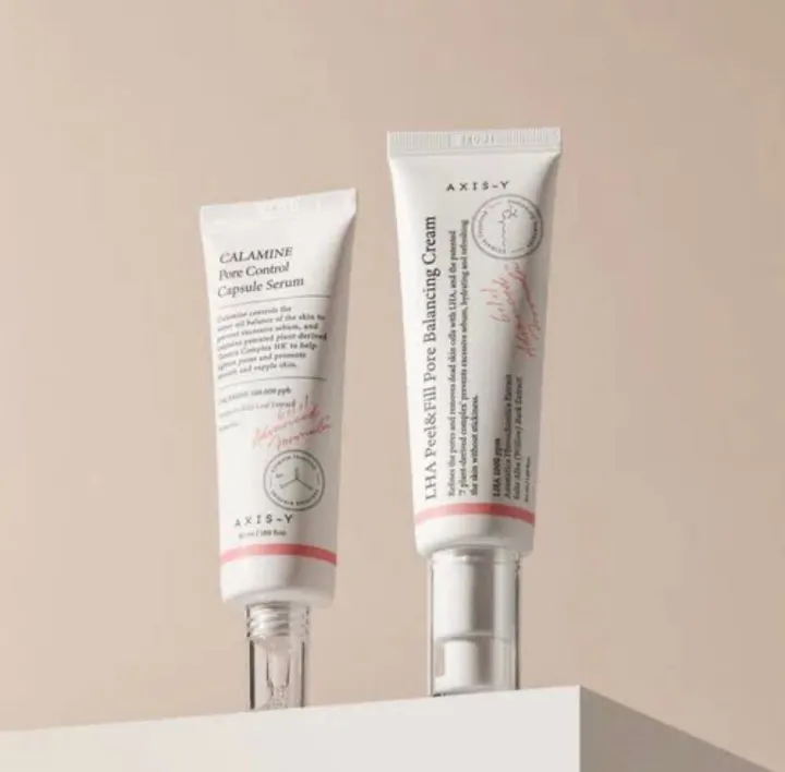 AXIS-Y Calamine Pore Control Capsule Serum & LHA Peel & Fill Pore ...