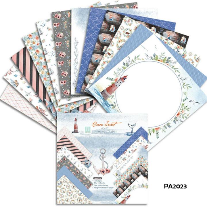 Bello Craft 24 sheets 6x6 inch Pattern paper / Craft Papers / Designer ...