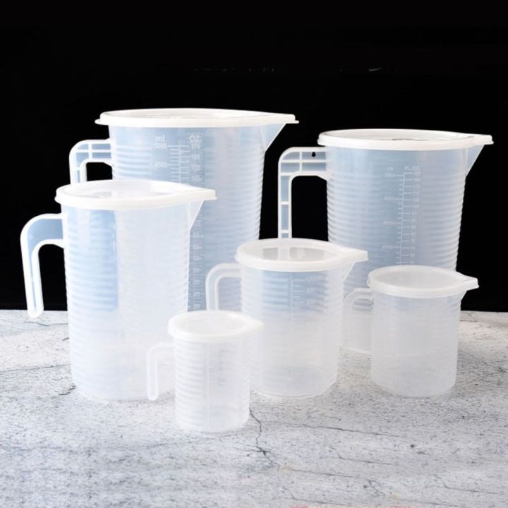 Laboratory Large-capacity Graduated Measuring Cup Transparent Plastic ...